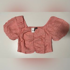 Versona | Tops | Nwt Versona Making Wishes Top Pink Size Xxl Puffed ...